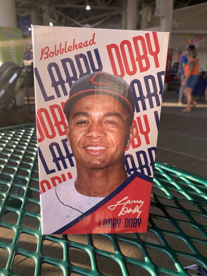 LARRY DOBY CLEVELAND GUARDIANS (INDIANS) BOBBLEHEAD 7-5-25 SGA NIB | eBay