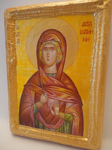 Saint Adamantine Agia Santa Adamantini Greek Eastern Orthodox Icon Art ...