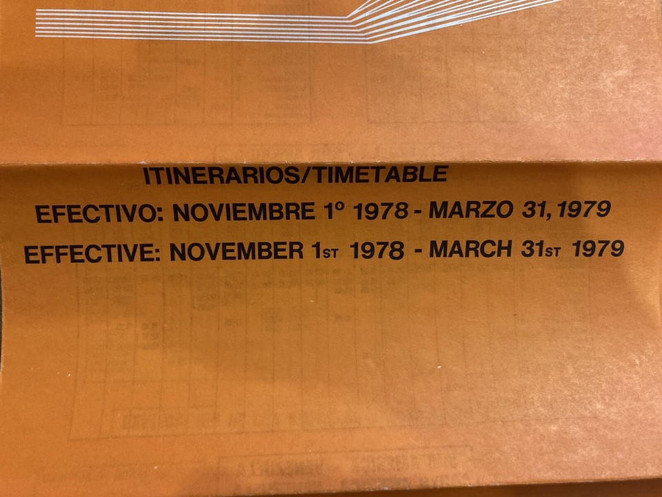 VIASA AIRLINES TIMETABLE WINTER 1978/9 DC10 DC8 | eBay