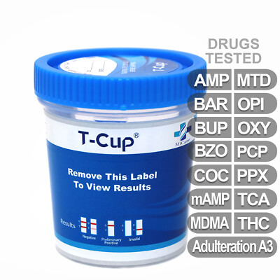 14 Panel Home Drug Testing Kit - Tests 14 Drugs - 3 Adulterants #TDOA ...