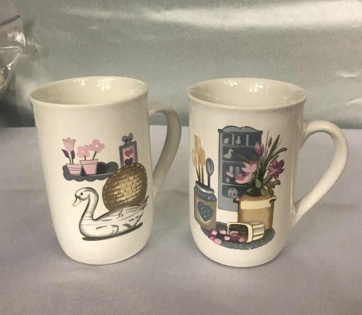 Country Kitchen Mugs Scene Bakery Fruit & Flowers Coffee Mug Tea Cup ...