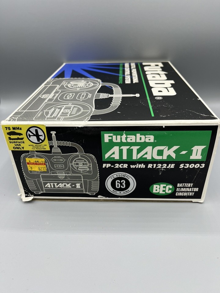 Vintage Futaba Attack II FP-2CR 75 MHz Digital Proportional Radio ...