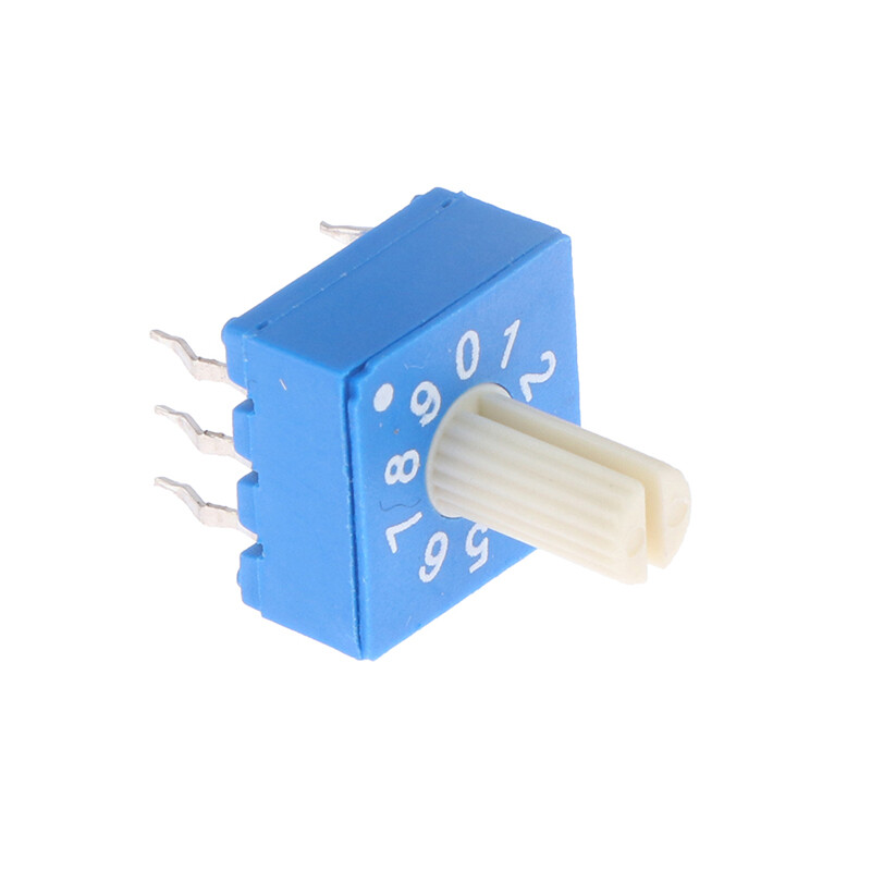 1Pc Code switch ERD110RS 10 bit 0-9 3:3 Rotary Encoder With Handle ...