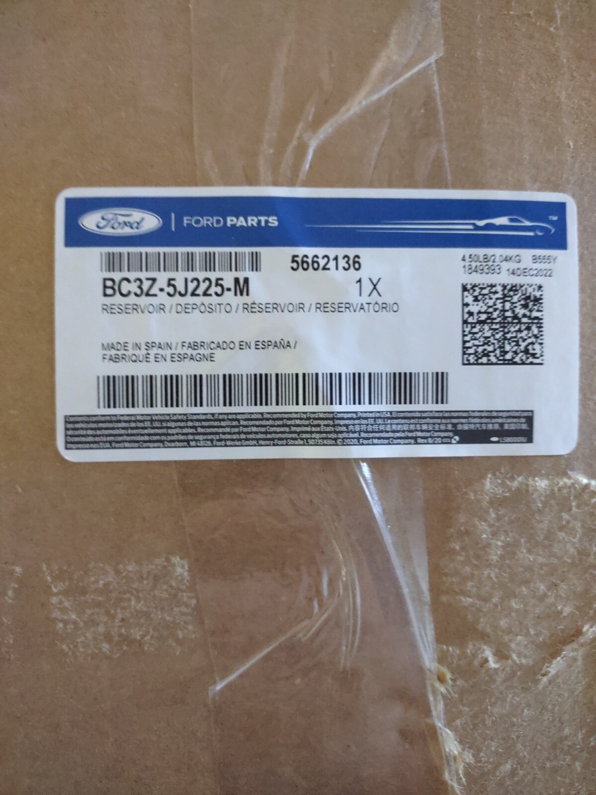 FORD+OEM+RESERVOIR+ASY+BC3Z*5J225*M for sale online | eBay