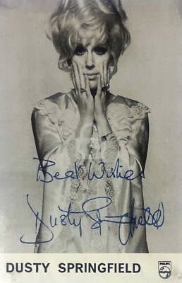 Dusty Springfield -- Signed Vintage Photo Postcard Copy | eBay