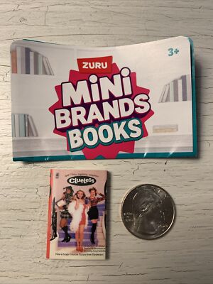 5 Surprise Mini Brands! Books Clueless 1.5-Inch Rare Mini Book [H. B ...