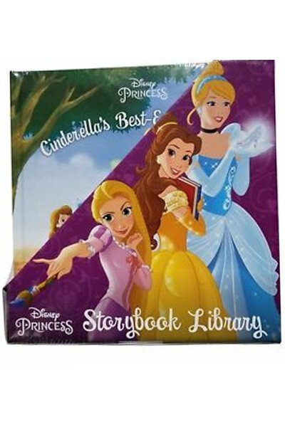 Disney Princess Storybook Library 6 Books 39 Stickers and More for sale ...