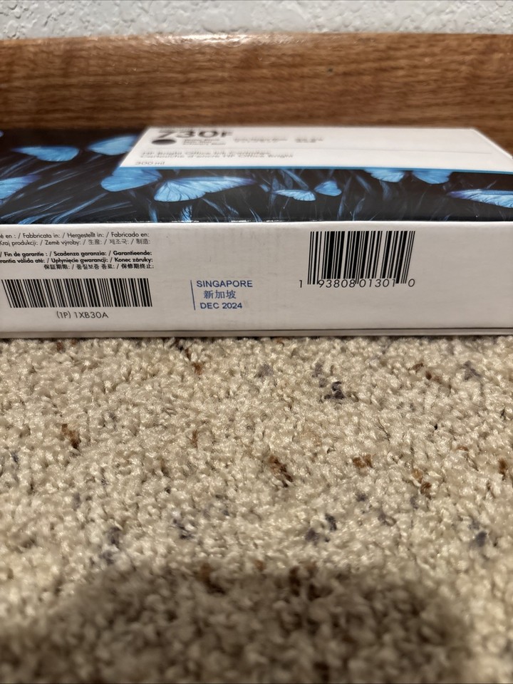 HP 730F 300-ml Matte Black DesignJet Ink Cartridge 1XB30A New Sealed | eBay