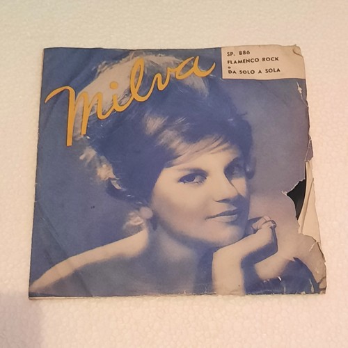 Milva Flamenco Rock / Da Solo A Sola 7" 45 Tours 1960 Cetra Sp 886 ...