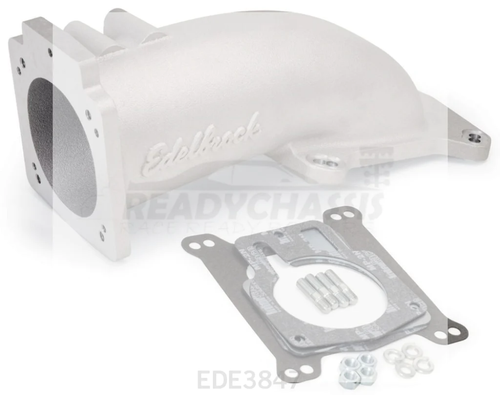 Edelbrock 90mm Ultra-Low Profile T/B Intake Elbow 3847 | eBay