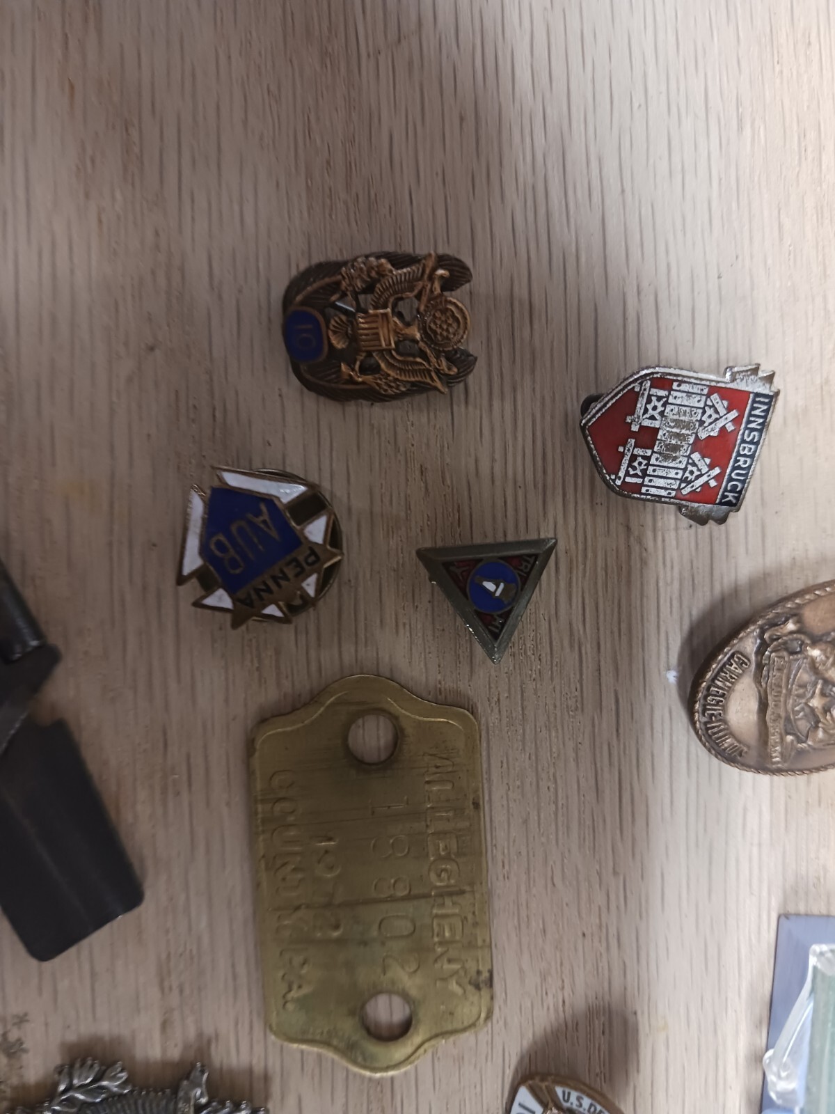 Vintage Military Pins WW2 Can Opener Kops Service Awards Old Antique ...