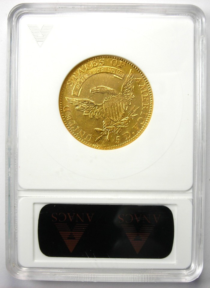 1811 Capped Bust Gold Half Eagle $5 Coin - Certified ANACS AU Details ...