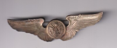 Aircrew wings brevet US Army Air Force Panama made real WWII make full ...