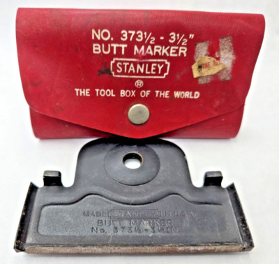 Vintage Stanley Butt Marker no. 373 (1/2”- 3 1/2") in Case | eBay