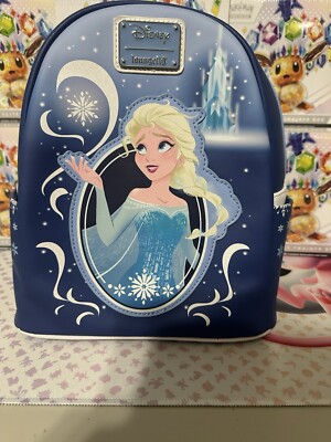 Loungefly Disney Frozen Elsa Mini Backpack & Wallet | eBay