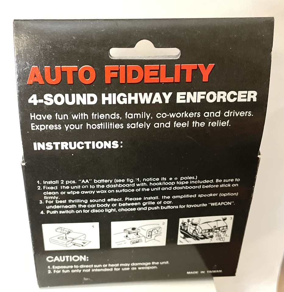 Roadway Equalizer Vintage 80s Sound Effects Machine Gun Laser Death Ray ...