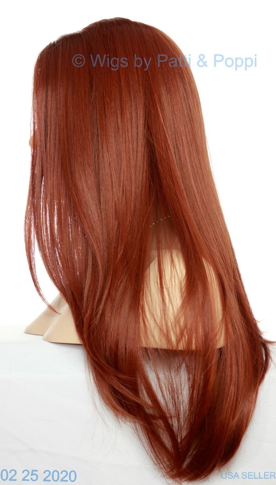 LONG STRAIGHT LACE FRONT WIG | COLOR 130 RED/BROWN | HOT LONG STYLE 140 ...