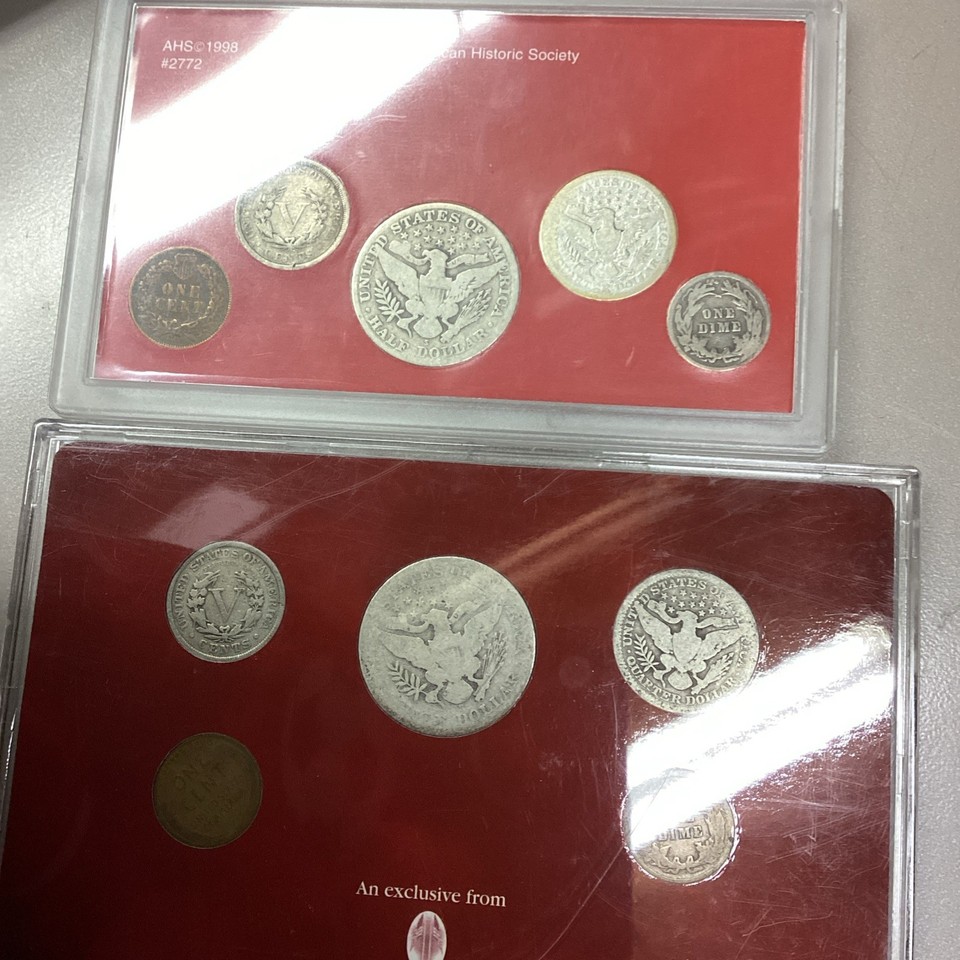 Set of 2 - 1998 Americana Series Collection 90% silver Coin Set 3 ...