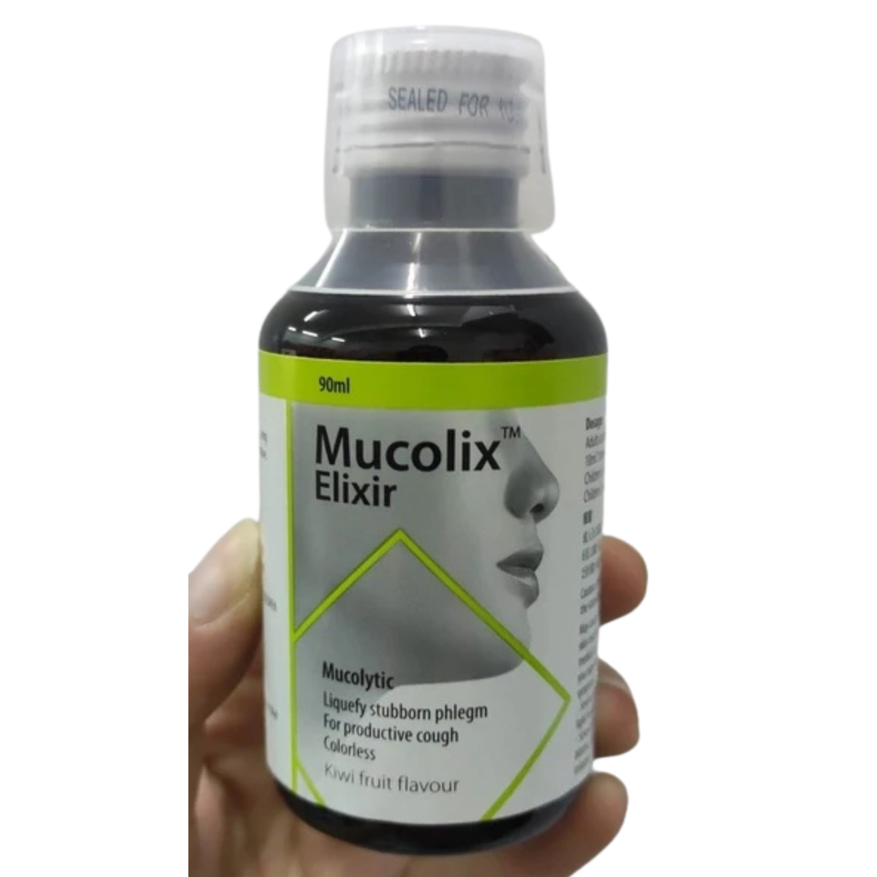 1 X Mucolic Elixir For Cold & Cough Treatment 90ml FREE SHIPPING | eBay