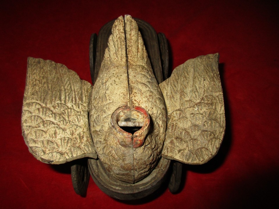 Antique Cast Iron Bird Pull Toy | eBay