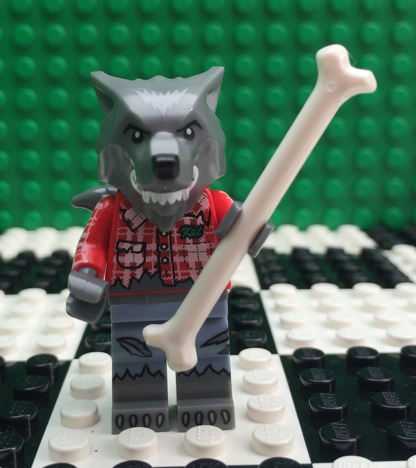Lego 71010 Monsters Minifigure Series 14 WOLF GUY Man Warewolf ...