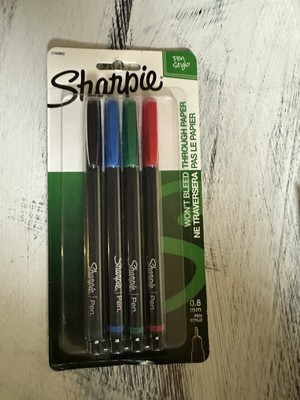 Sharpie pen stylo pack of 4 sharpie different tips pens new | eBay