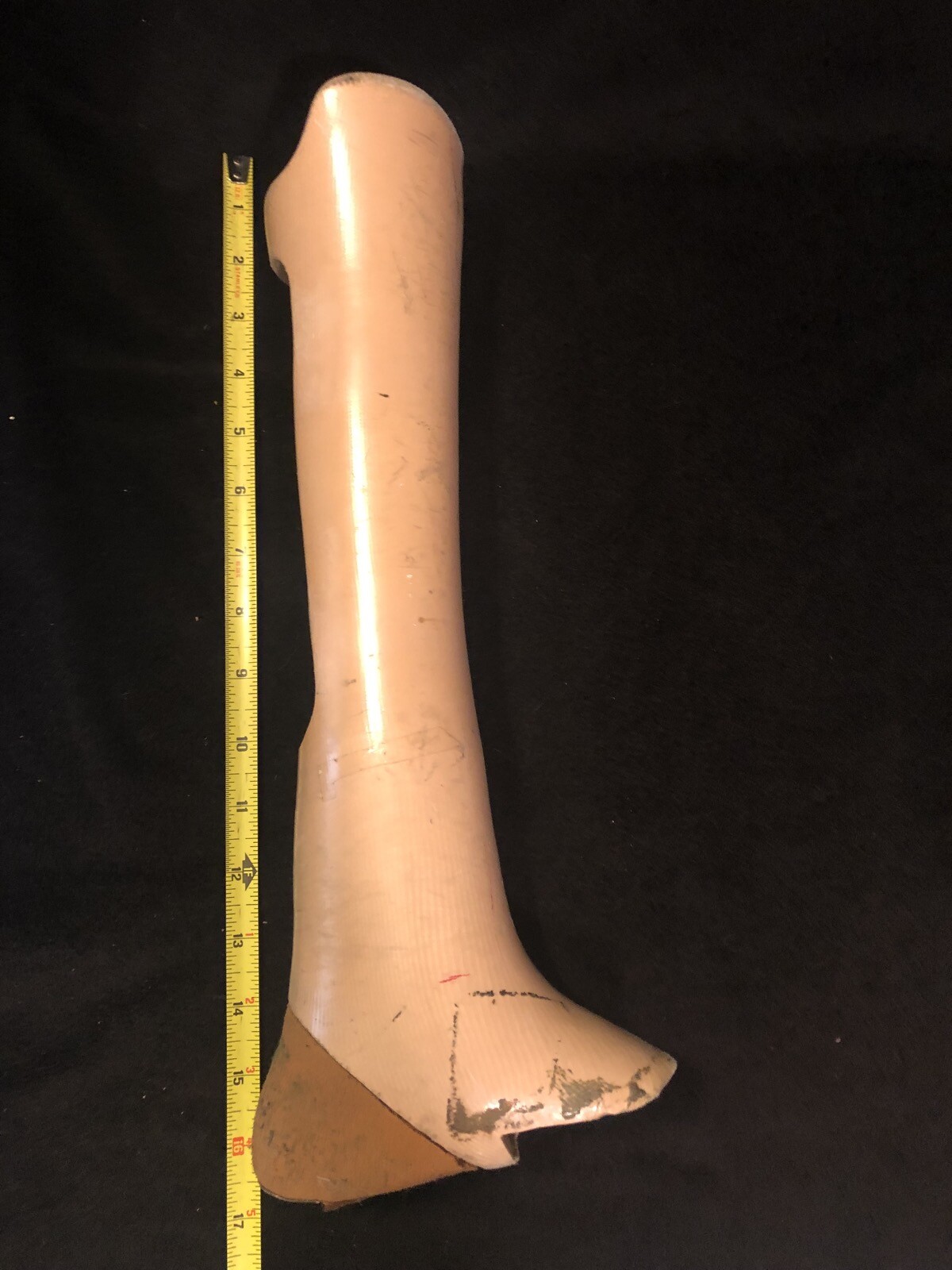 Vtg Prosthetic Left Leg Brace Small Size Child Amputee Fiberglass ...