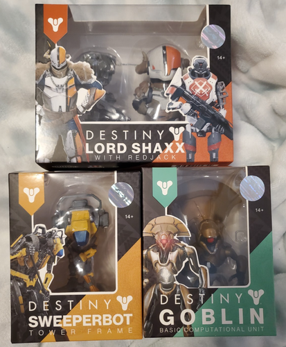 Destiny LORD SHAXX AND REDJACK GOBLIN SWEEPER BOT Bungie Bigshot ...