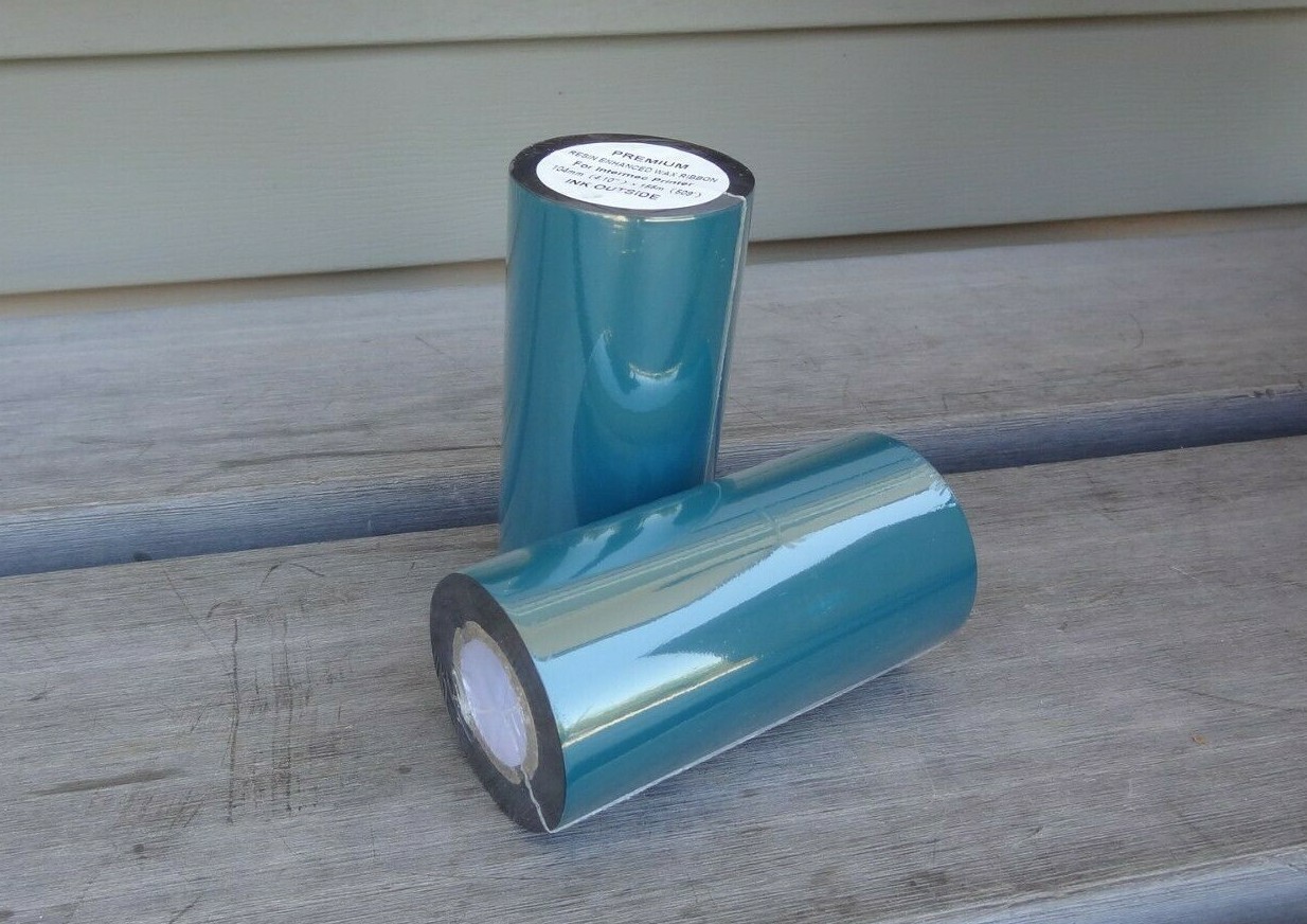 2 Rolls Thermal Transfer Ribbon Wax 4.10" X 500' for Intermec 3400 8646 ...