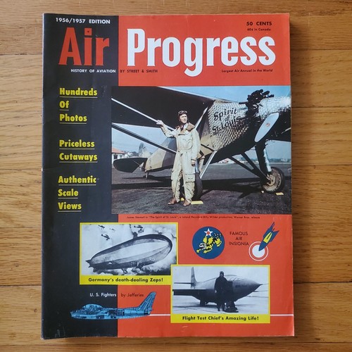 Air Progress Magazine 1956-1957 Issue US USSR Military Aircraft ...