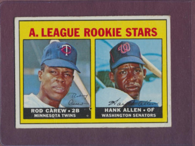 1967 Topps Rod Carew #569 HOF Minnesota Twins Rookie GD+ DEAD CENTERED ...
