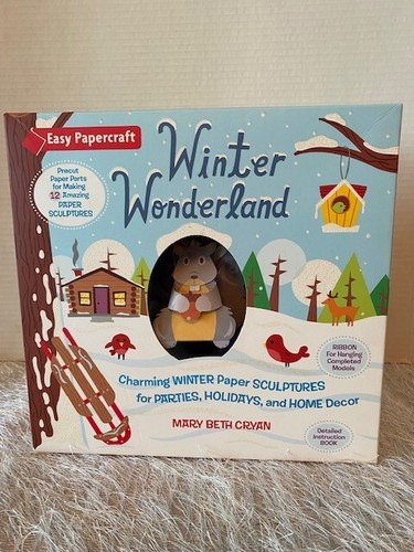 Fall River Press Winter Paper Sculptures 12 3-D Figures To Make DIY ...