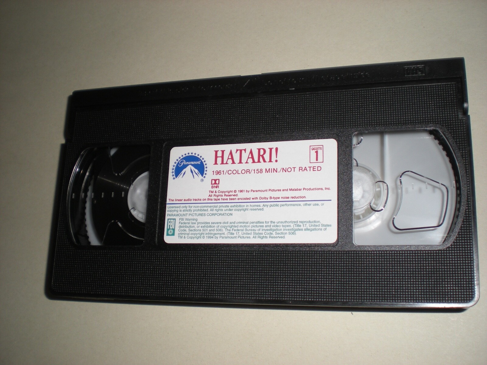 John Wayne "Hatari!" VHS 2 Tape Wide Screen Format Super Clean! | eBay