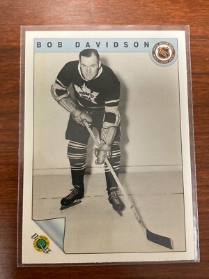 BOB DAVIDSON 1991-92 ULTIMATE TORONTO MAPLE LEAFS CARD #33 | eBay
