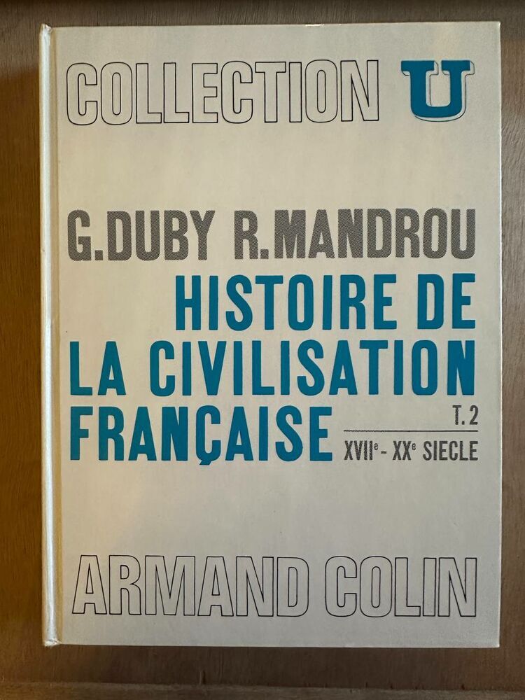 History Of French Civilization | Georges Duby Robert Mandrou | Good ...