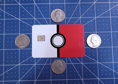 Pokemon Sticker Skin for "Debit/Credit card" Small Chip Edition. | eBay