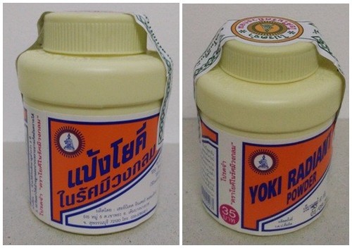 2 pcs YOKI Powder Thai Herbal Reduce Itchy Acne Rash Skin Deodorant ...