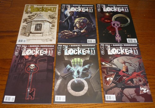 Locke and Key comics # 1, 2, 3, 4, 5, 6, IDW 2008, Joe Hill, Gabriel ...