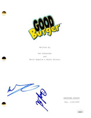 Kenan Thompson & Kel Mitchell Signed Autograph Good Burger Movie Script ...