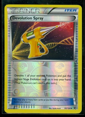 Pokemon DEVOLUTION SPRAY 95/124 - XY Fates Collide - Rev Holo - MINT | eBay