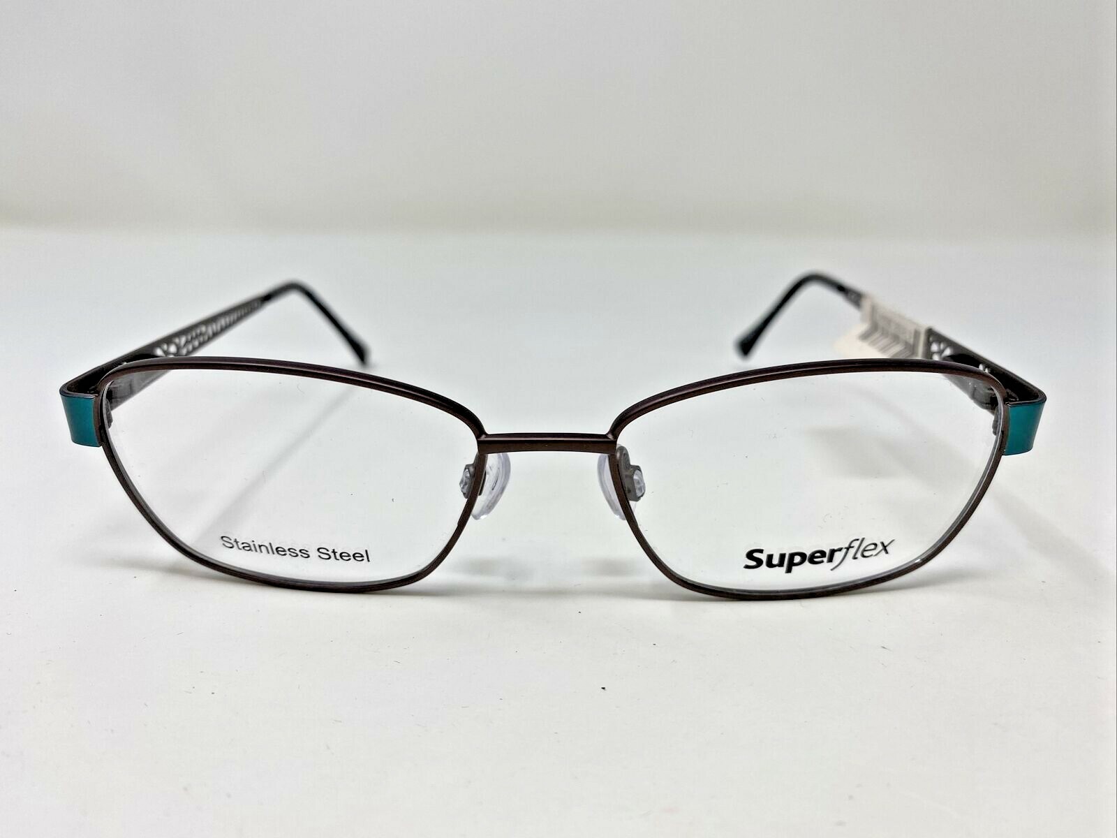 Superflex Eyeglasses Frame SF-545 M102 51-16-135 Brown/Blue Full Rim ...
