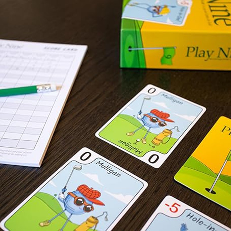 Play Nine The Card Game Of Golf 2-6 Players Strategy Card Game Ages 8 ...