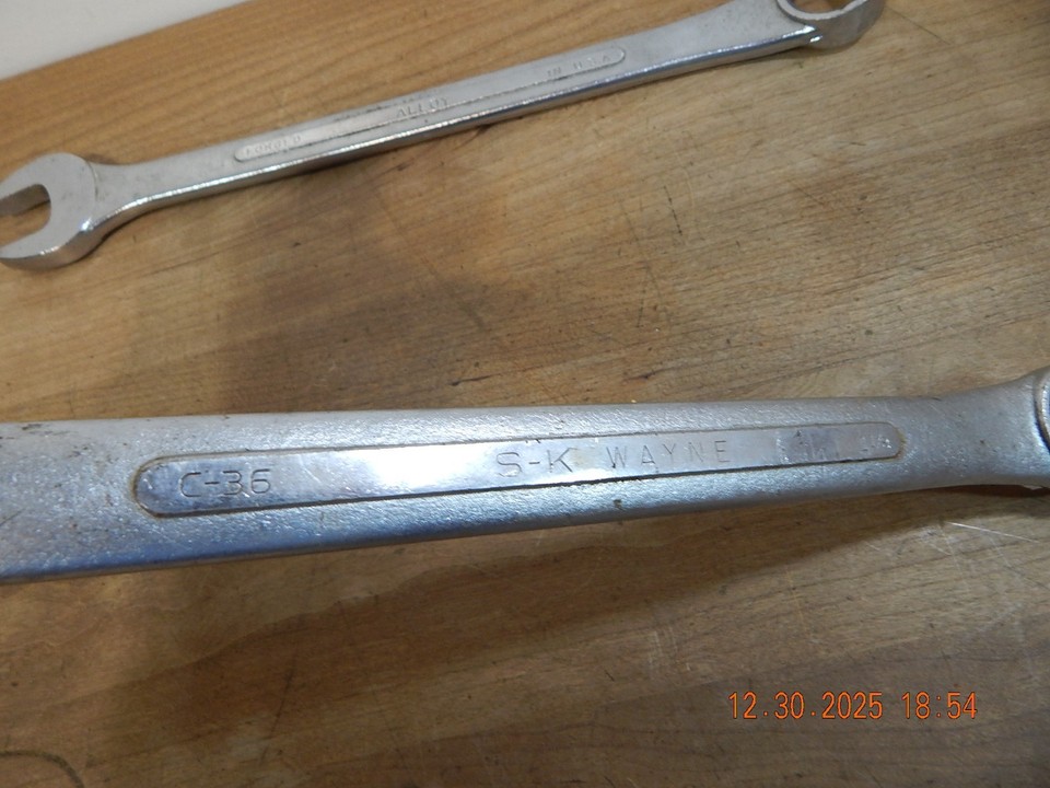 S-K Wayne USA No. C-36 Forged 1-1/8" Combination Wrench 12 Point USA | eBay