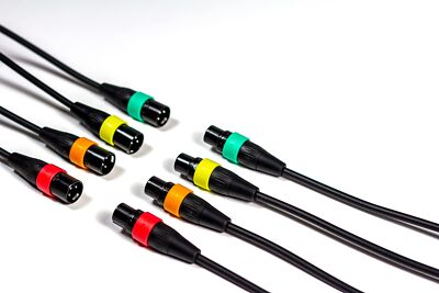 Zoom XLR-4c/CP Microphone Cables with Color ID Rings | eBay