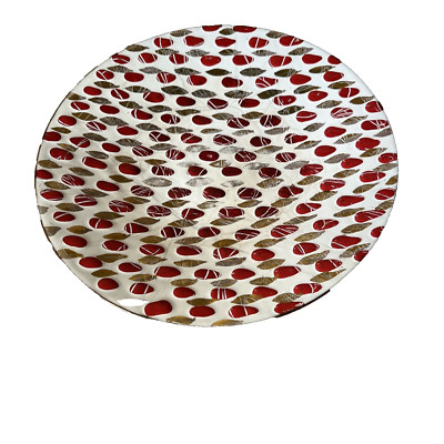 Vtg Mid Century Modern Enamel Over Copper Bowl Dish Signed JACQUES ARTH ...