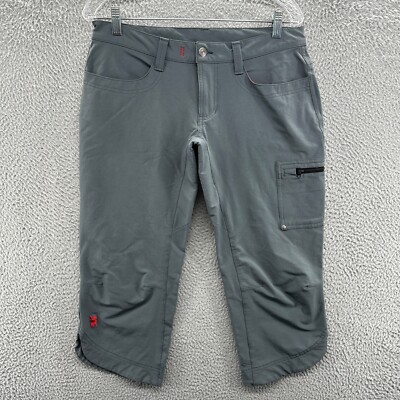 Chrome Industries Pants Womens M Gray Capri Hiking Cycling Cropped ...