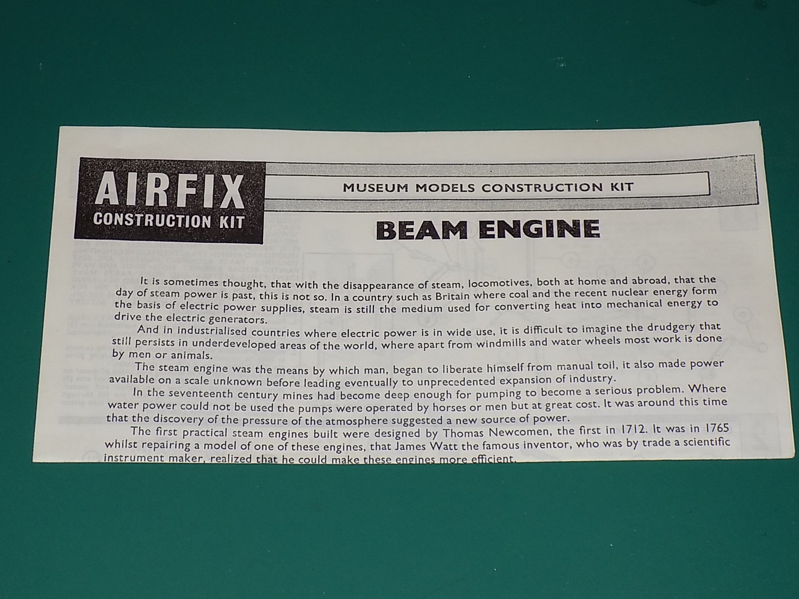 Vintage Airfix Instructions from Model Kits - Select From List | eBay