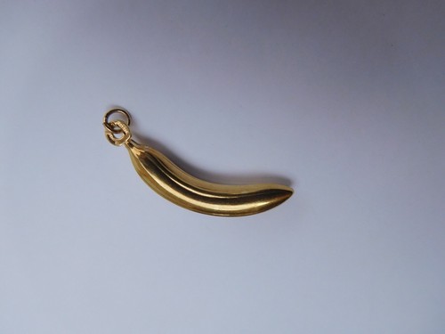 Rare Beautiful Vintage Italian 585 3D 14K Gold Banana Full Fruit ...