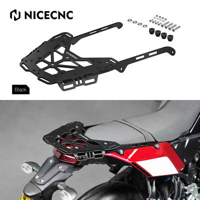 Rear Luggage Rack Carrier Backrest Support Holder for Yamaha Tenere 700 ...