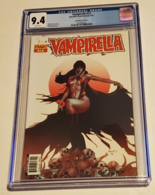 VHTF CGC 9.4 W/P Vampirella #11 Renaud Variant Cover Dynamite Comic 2011 | eBay
